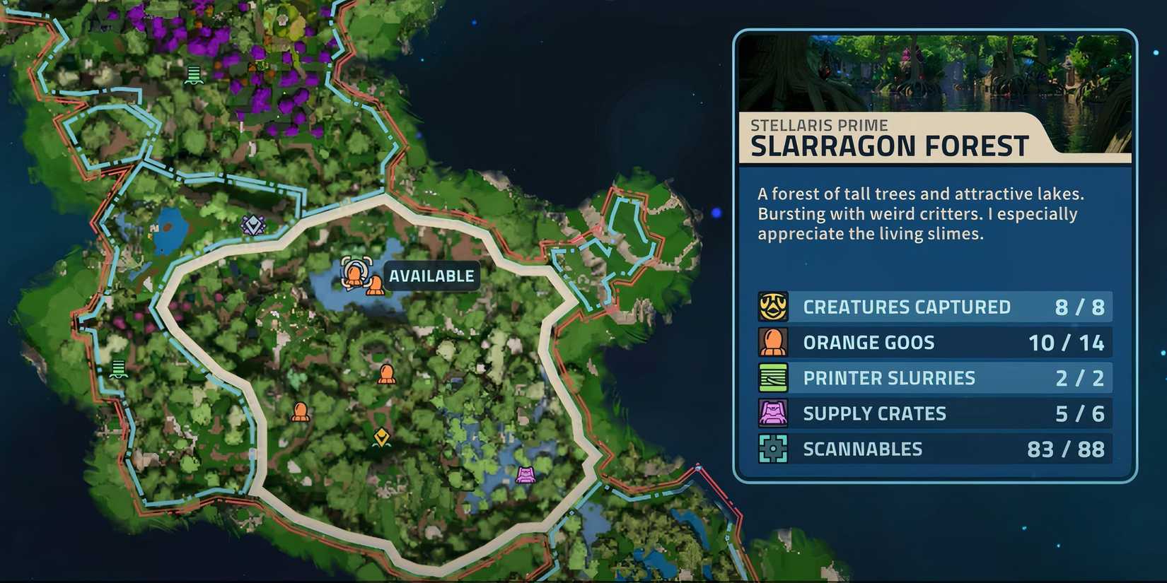 All Stellaris Prime Balls Of Goo Locations In Revenge Of The Savage Planet