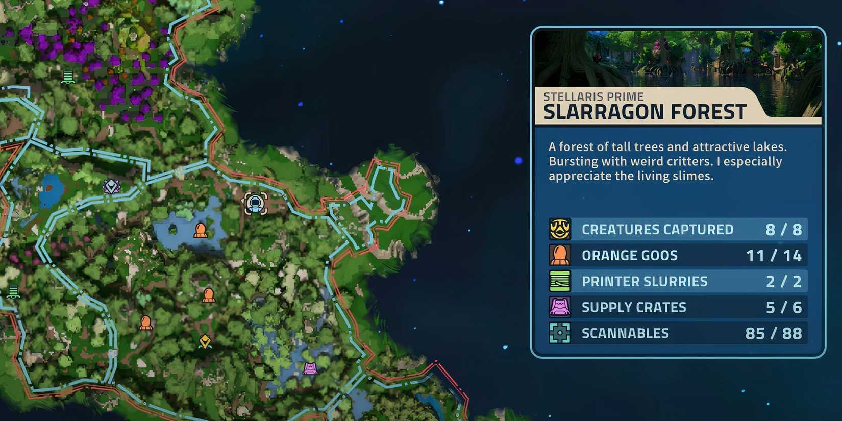 All Stellaris Prime Balls Of Goo Locations In Revenge Of The Savage Planet