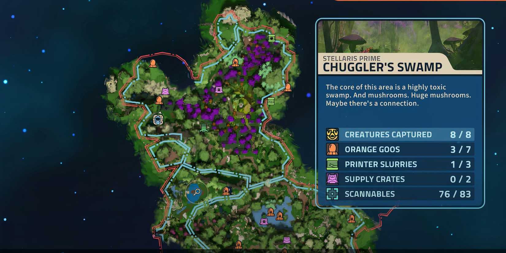 All Stellaris Prime Balls Of Goo Locations In Revenge Of The Savage Planet