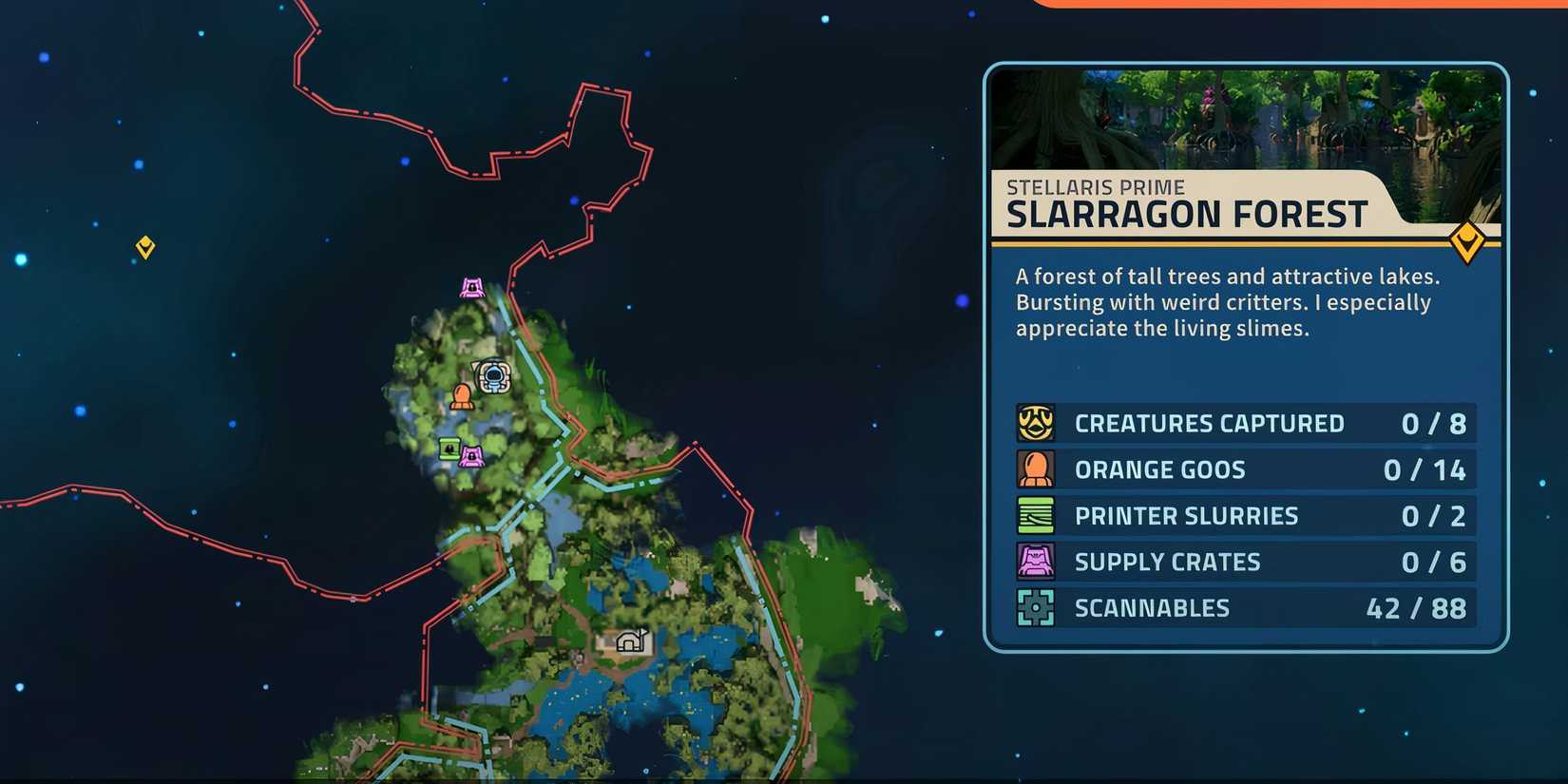 All Stellaris Prime Balls Of Goo Locations In Revenge Of The Savage Planet
