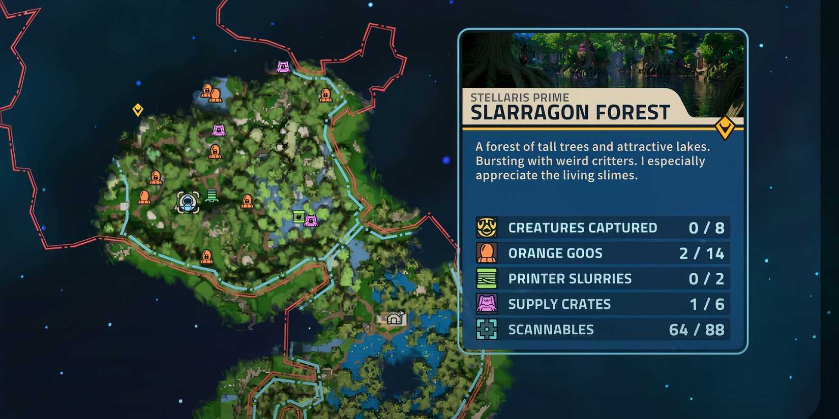 All Stellaris Prime Balls Of Goo Locations In Revenge Of The Savage Planet
