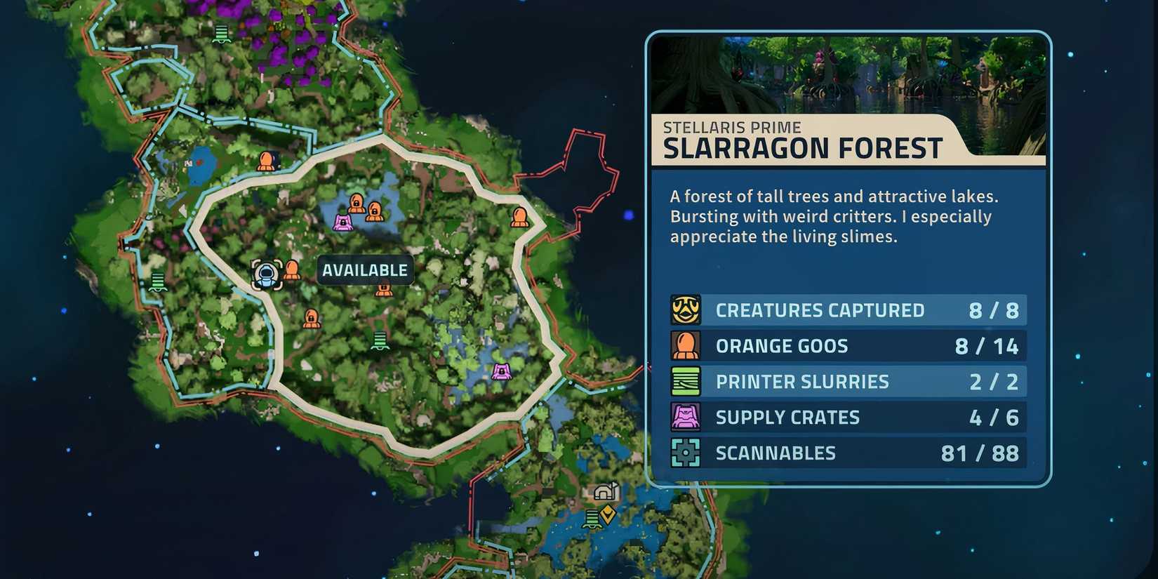 All Stellaris Prime Balls Of Goo Locations In Revenge Of The Savage Planet