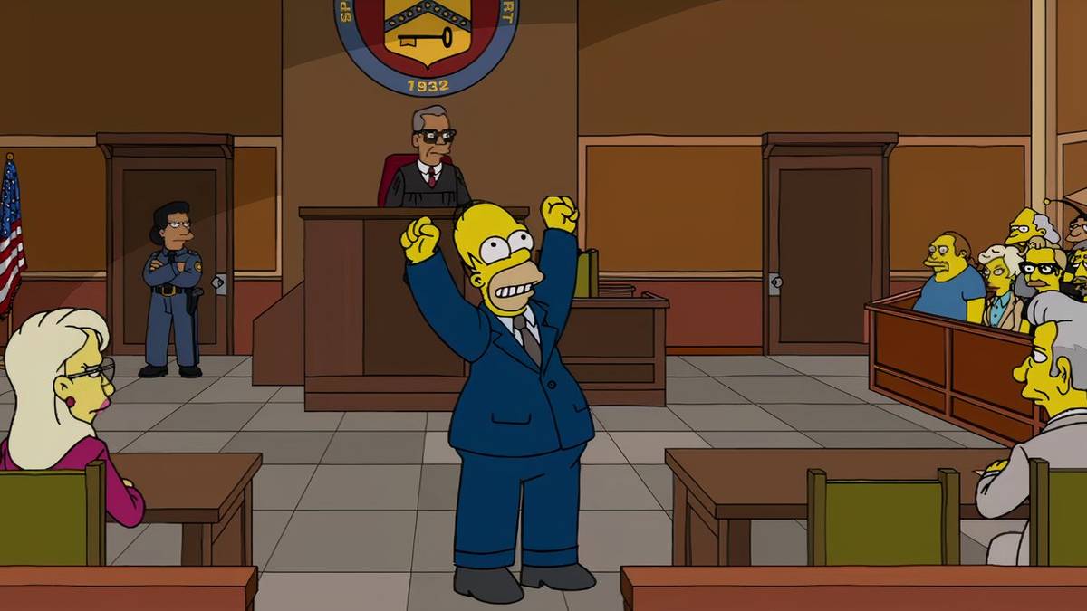 The Simpsons Gives Homer His Best Legal Defense Yet After 36 Seasons
