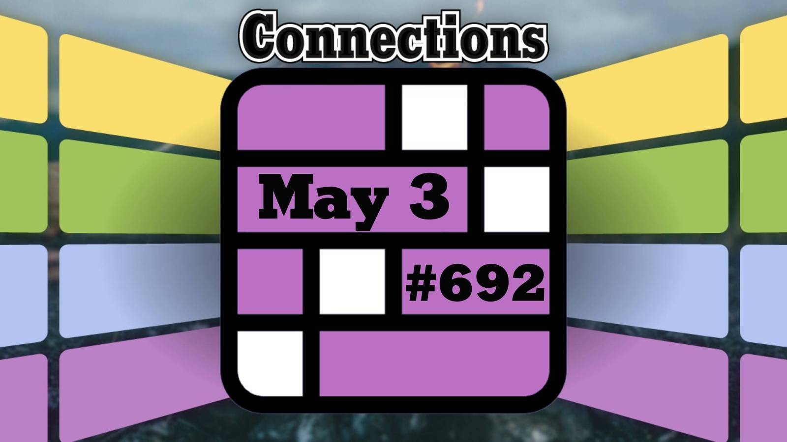 Today's Connections Hints & Answers For May 3, 2025 (Puzzle #692)
