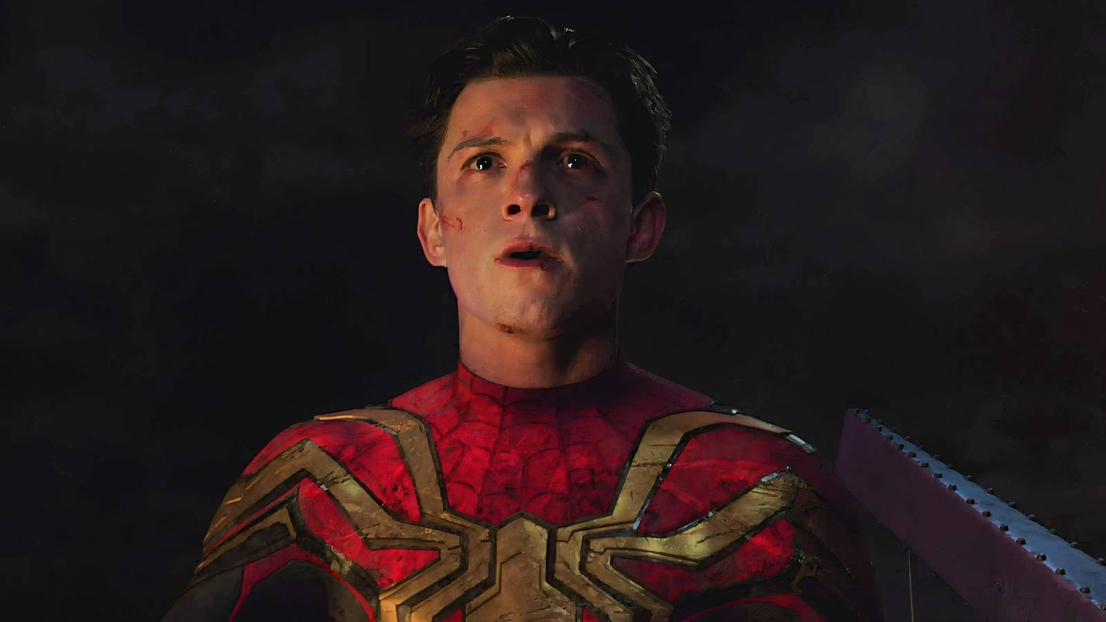 Tom Holland's Peter Parker Suits Up In The Venom Symbiote In Haunting ...