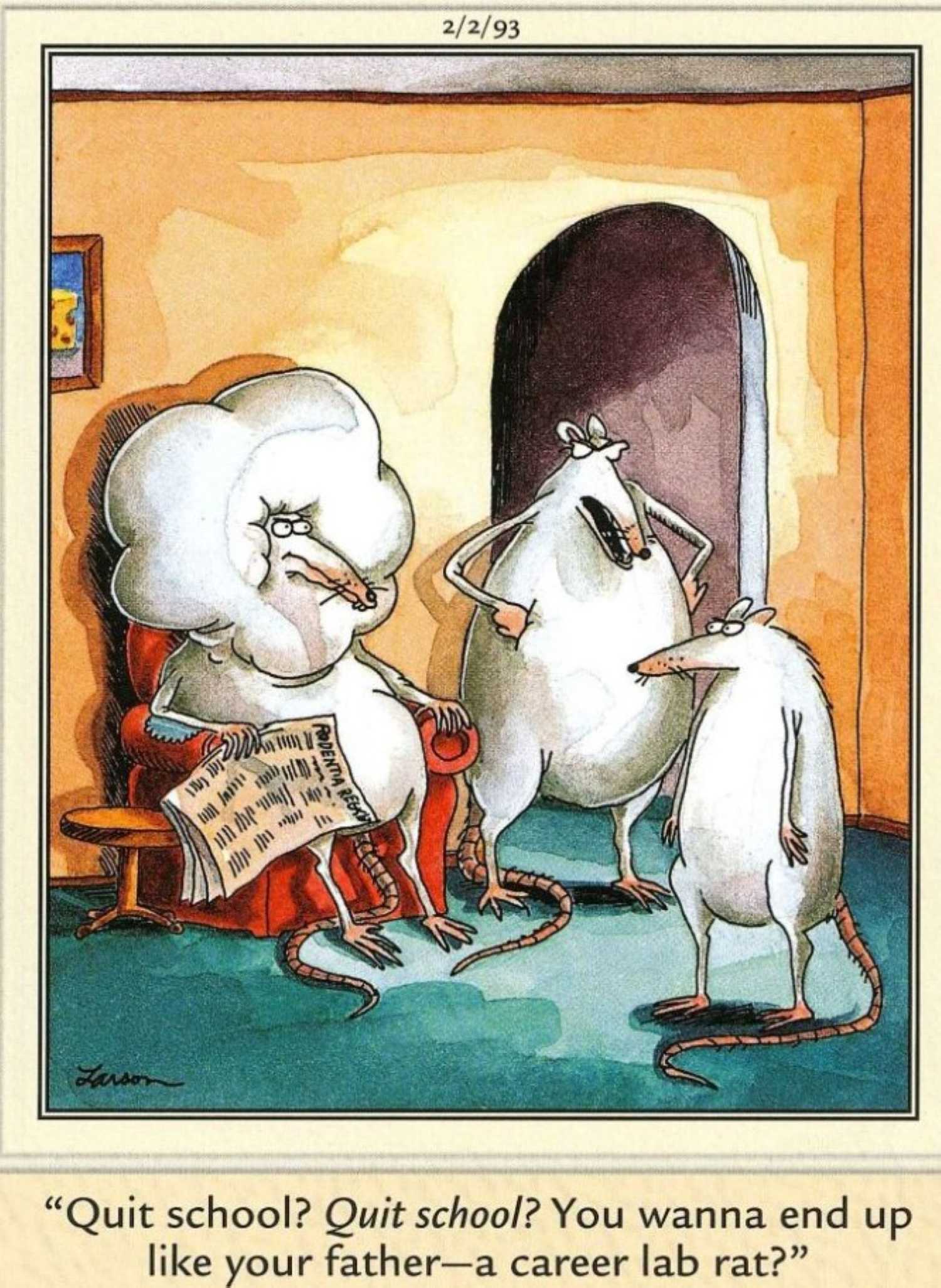 10 Hilarious Far Side Comics That’ll Forever Change the Way You See Rats