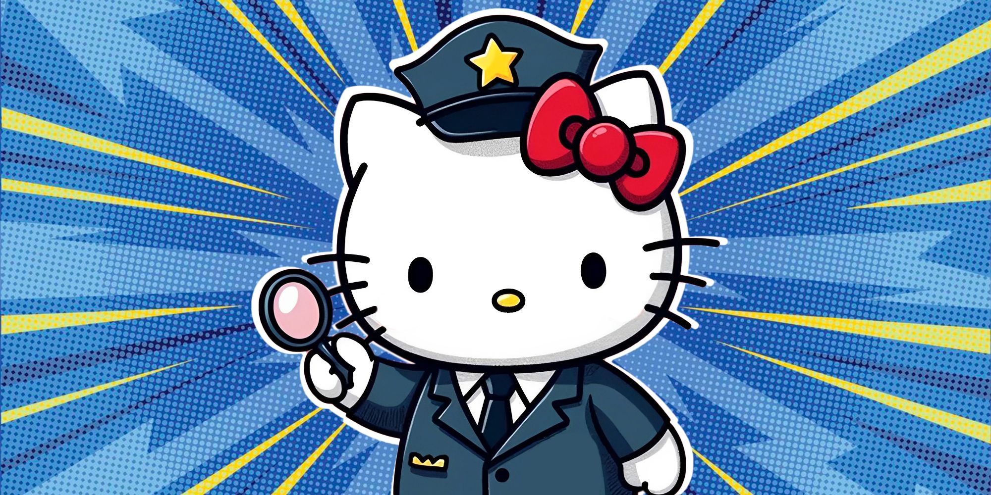 Police Du Logo Hello Kitty