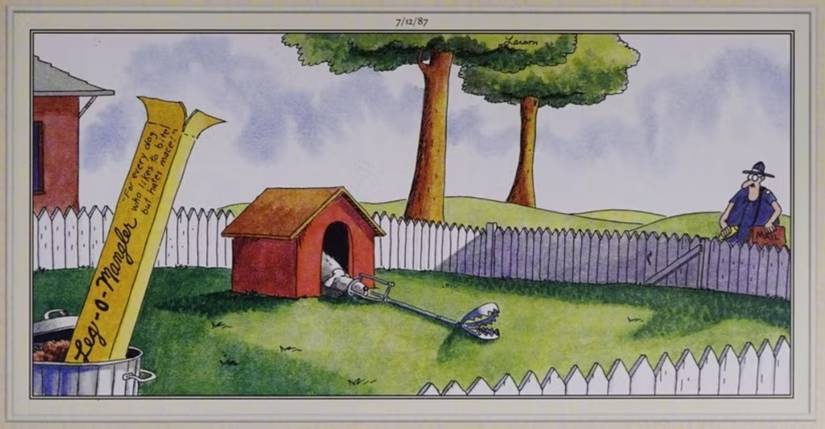 10 Funniest Far Side Comics That Take the Dog Vs. Mail Carrier Rivalry ...