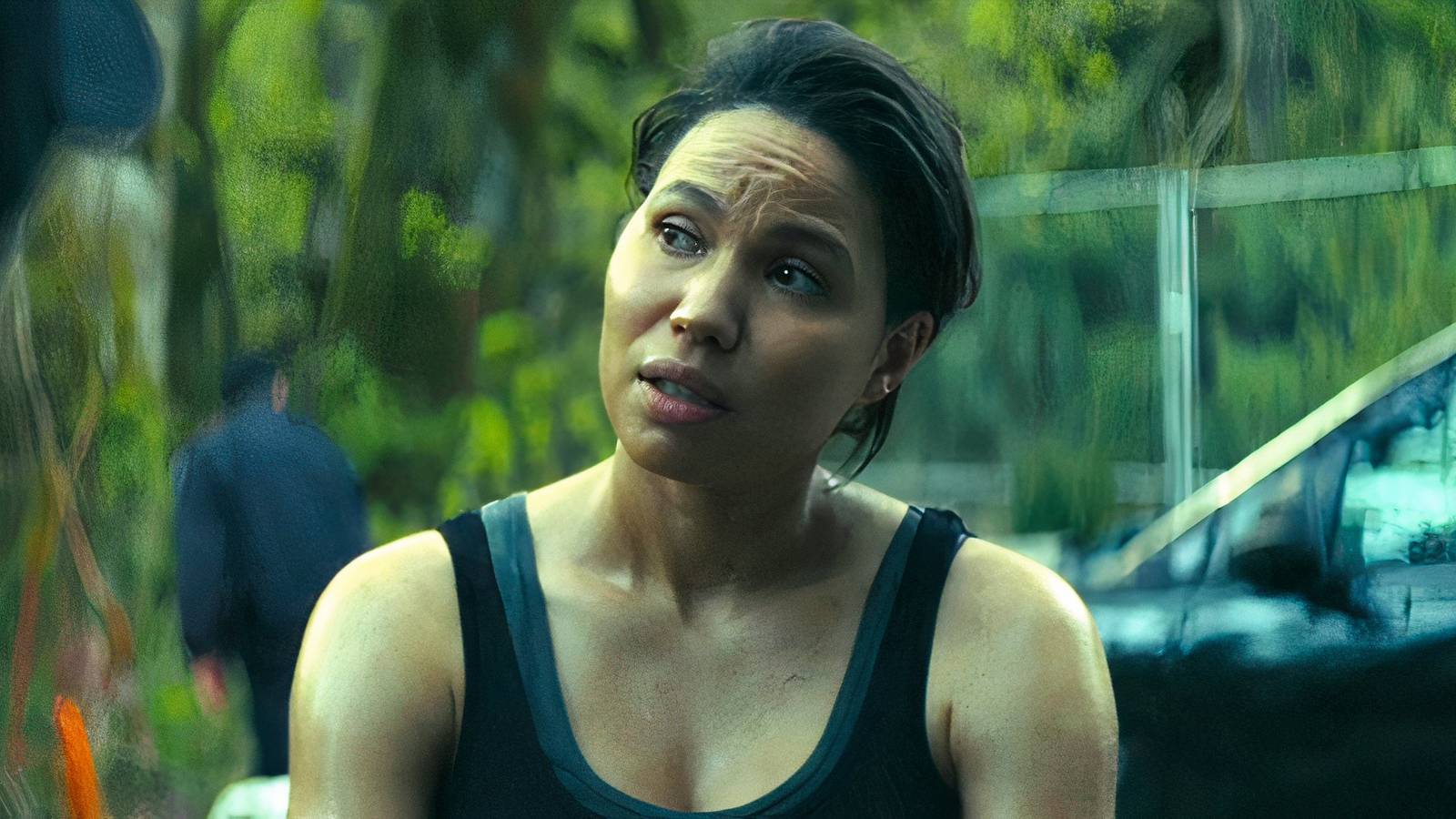 Does Taron Egerton's Dave Know Jurnee Smollett's Character Is Onto Him ...