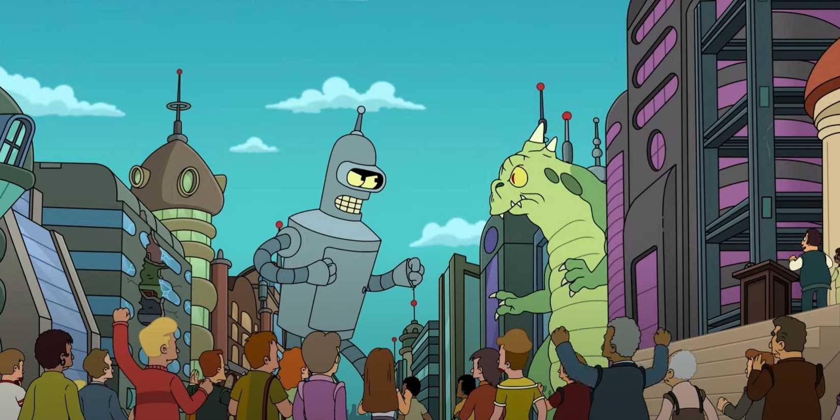 Futurama Season 13 Trailer Unveils A Giant Bender Fighting A Kaiju