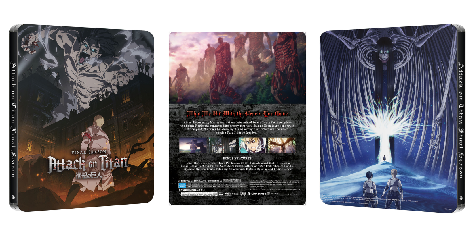 Attack on Titan's Final Season Steelbook Lands U.S. Release