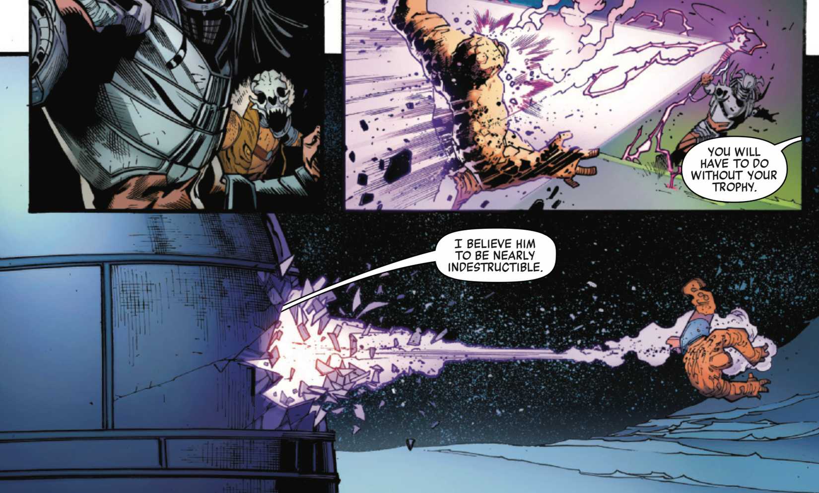 Even Kraven Admits the Thing Is Too Indestructible to Hunt