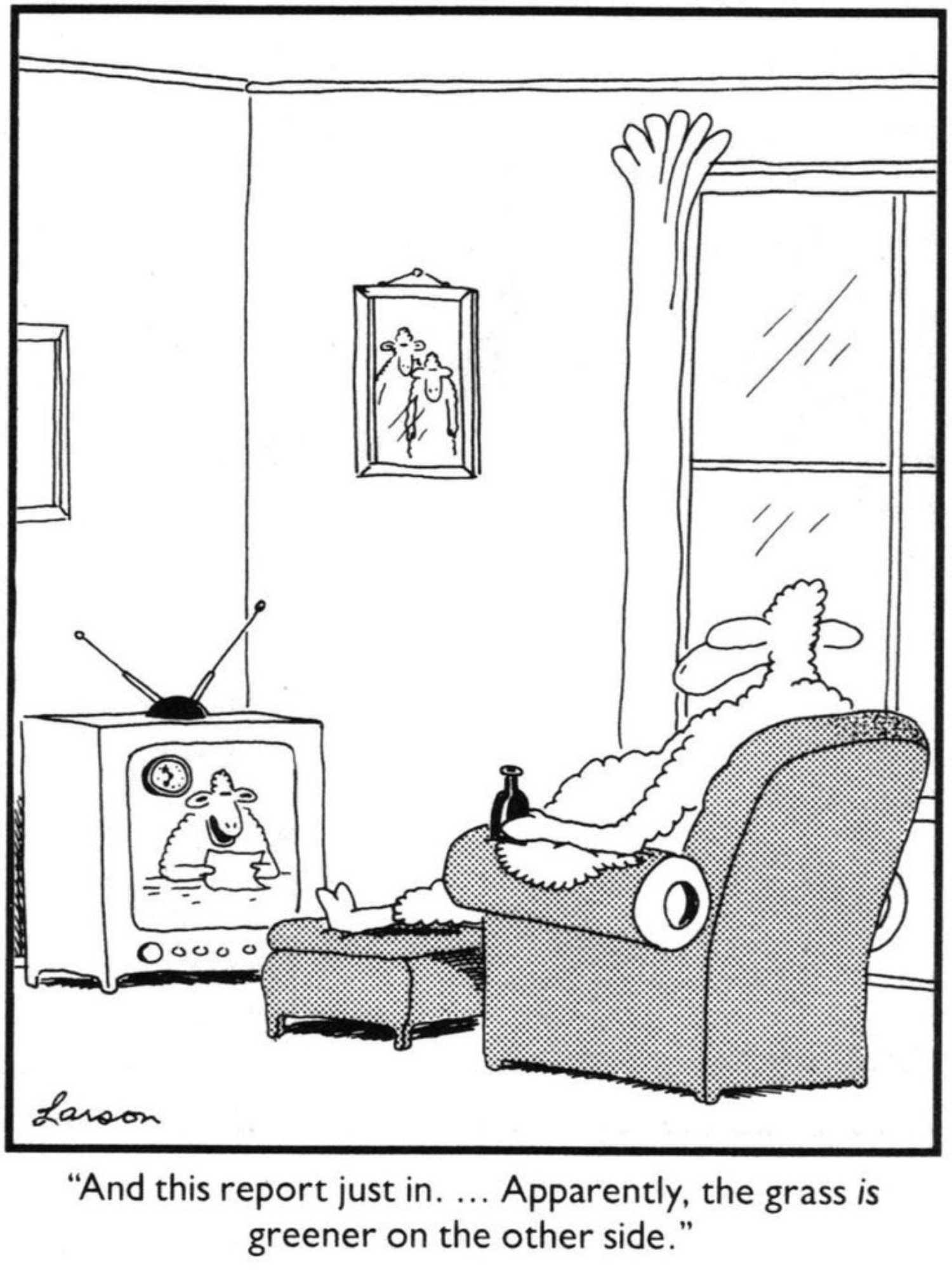 10 Hilarious Far Side Comics Starring Sheep