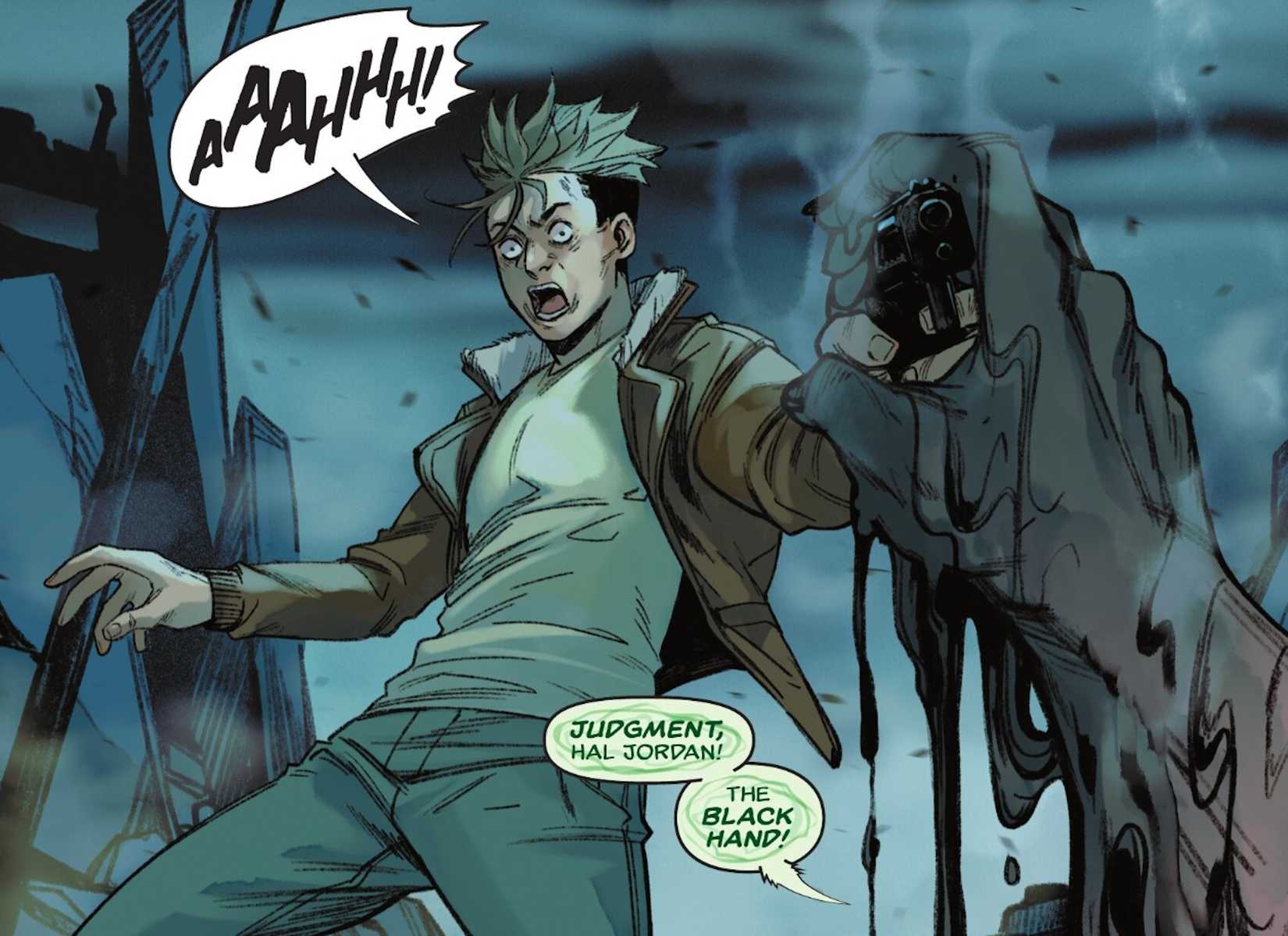 Hal Jordan's Terrifying Black Hand Transformation in Absolute Green ...