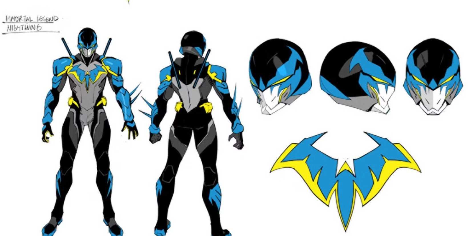 Nightwing's Radical Redesign: New Logo and Armor Revealed for Immortal ...