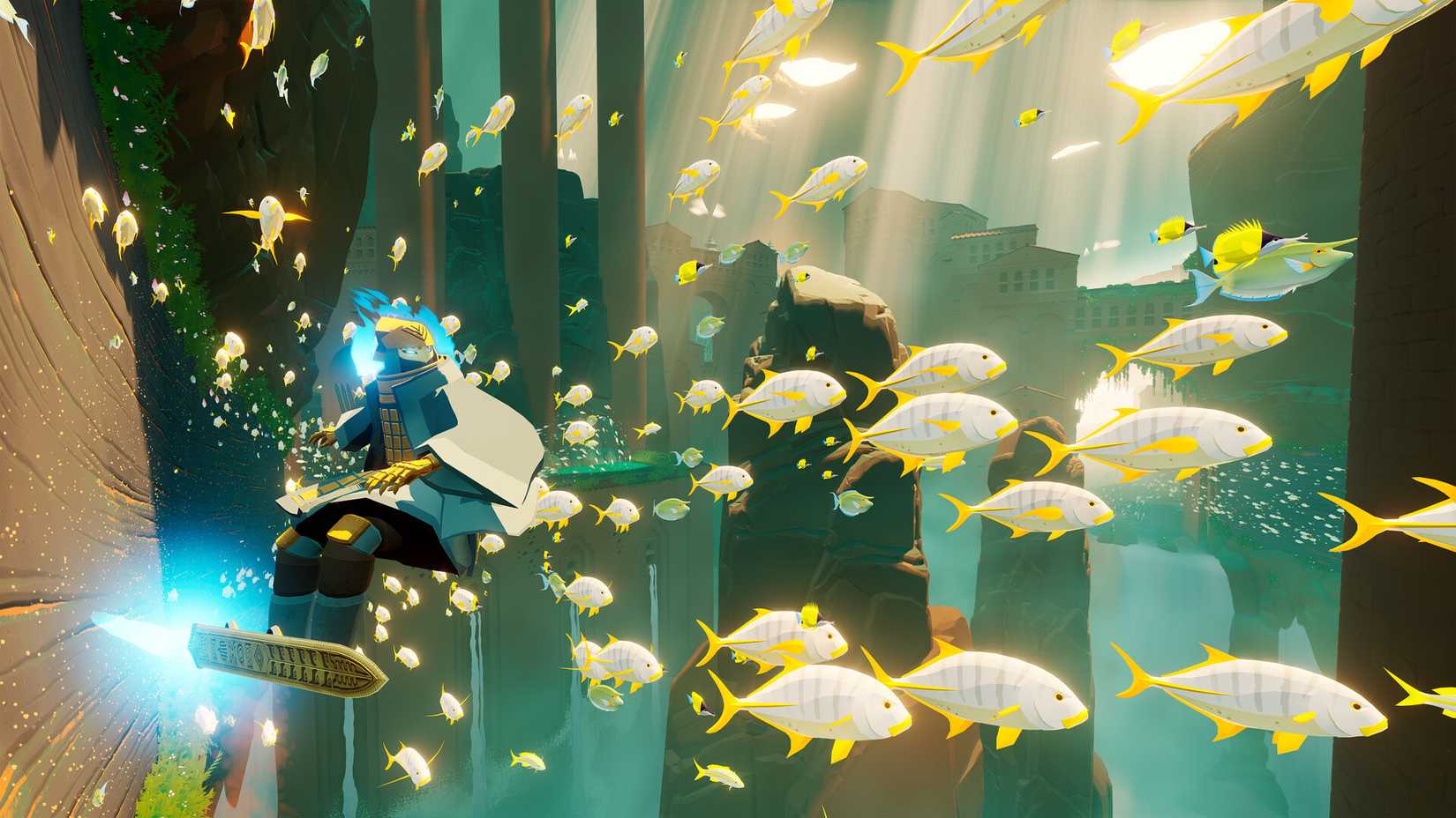 Sword of the Sea: 2025's Most Beautiful Game Launches Free on PS Plus ...