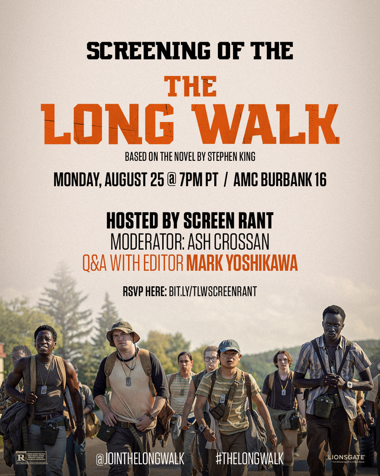 Stephen King's The Long Walk: Early Screening & Q&A with ScreenRant