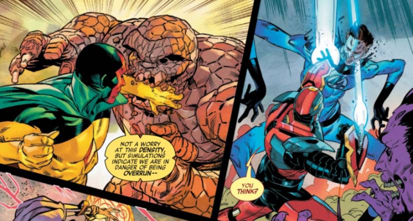 Avengers Confirms Vision Is Way Stronger Than Fantastic Four's Thing