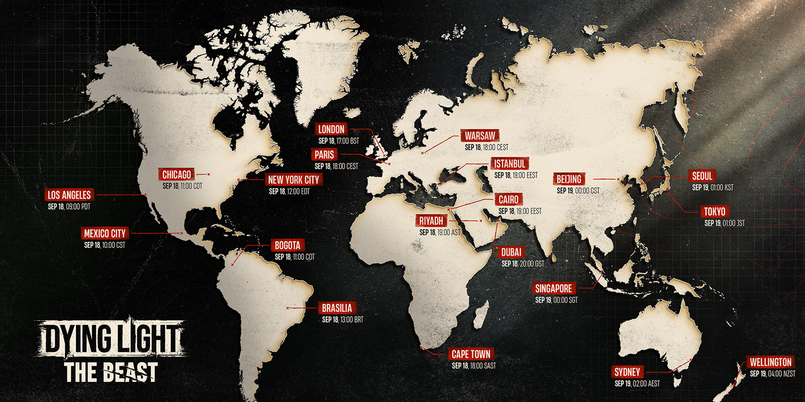 Dying Light: The Beast Release Time - Global Launch Schedule
