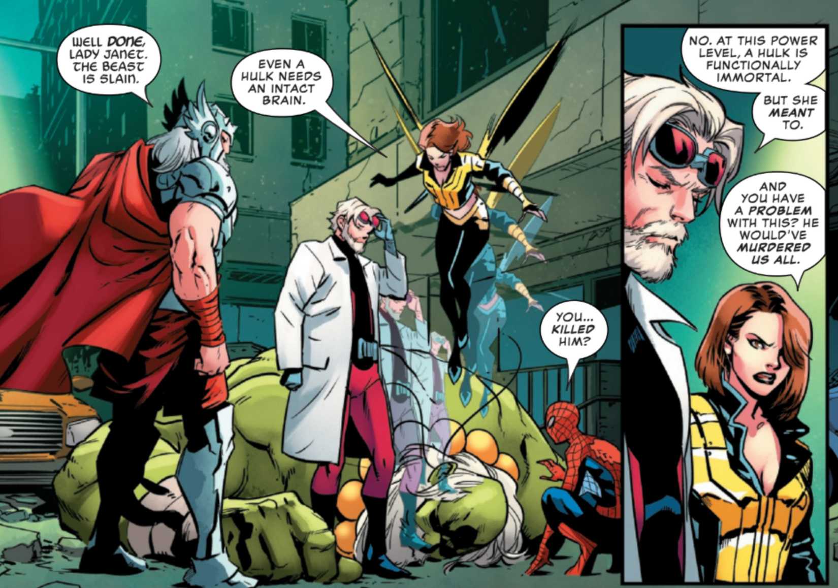 Avenging Wasp Takes Down Hulk in Battleworld #1, Marvel Confirms