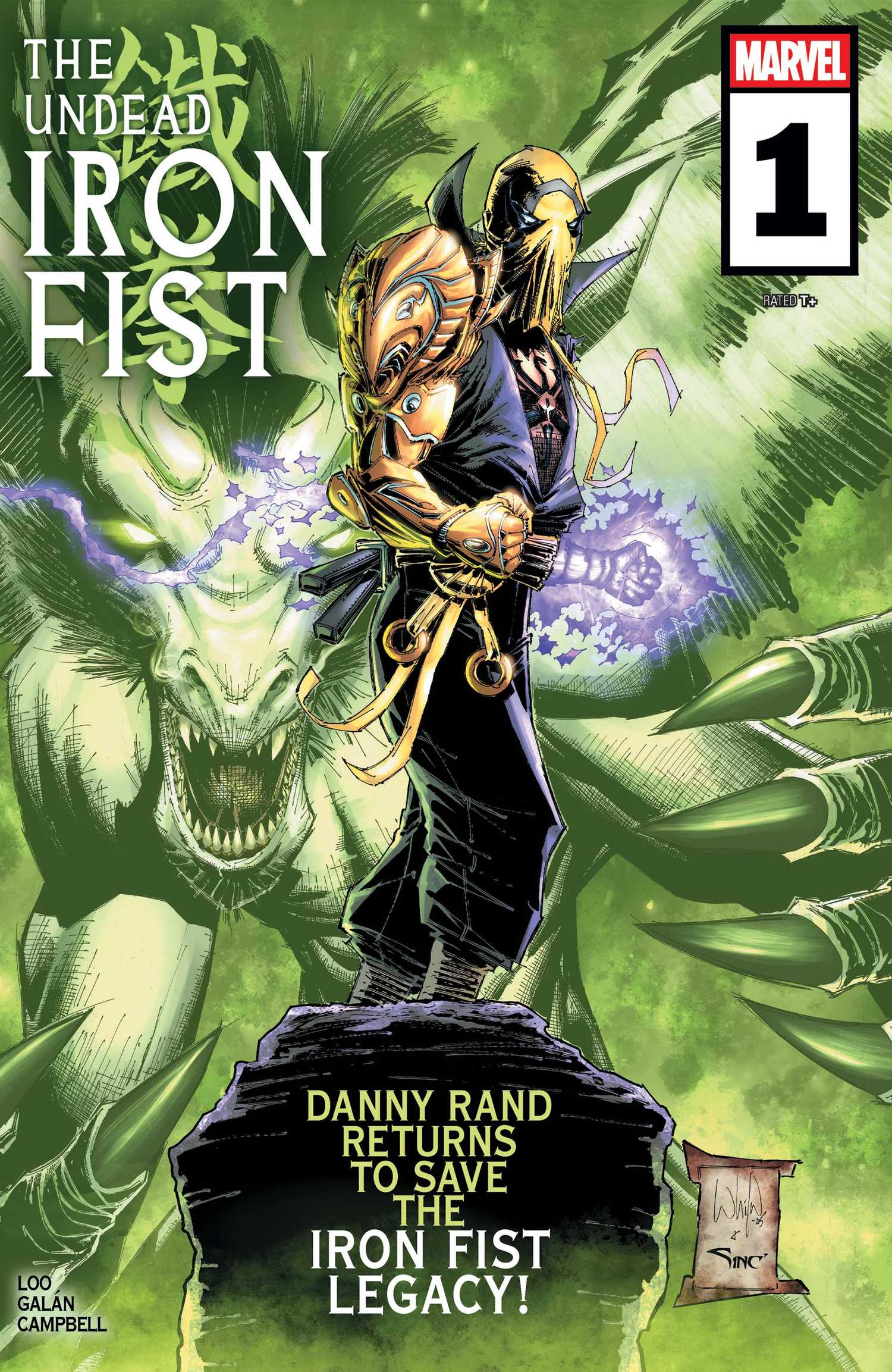 Danny Rand Officially Returns As The Undead Iron Fist In Marvel Comics