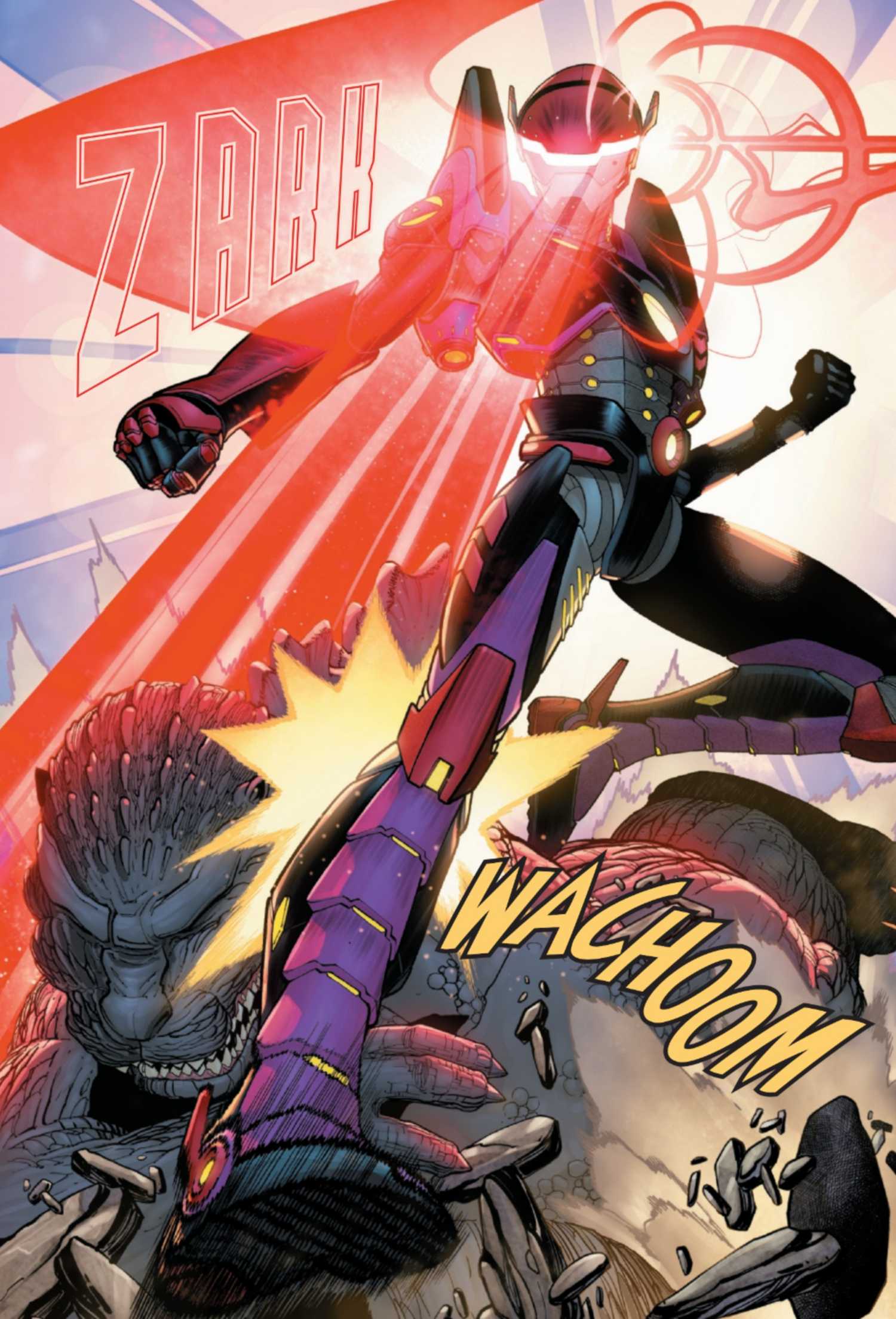 Avengers' Centurion Mech Combines Powers to Take on Godzilla