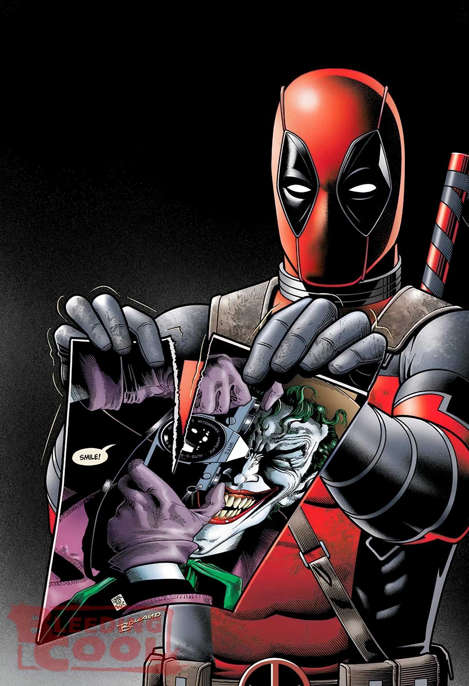 Deadpool Destroys Joker's Best Story in New Comic Cover