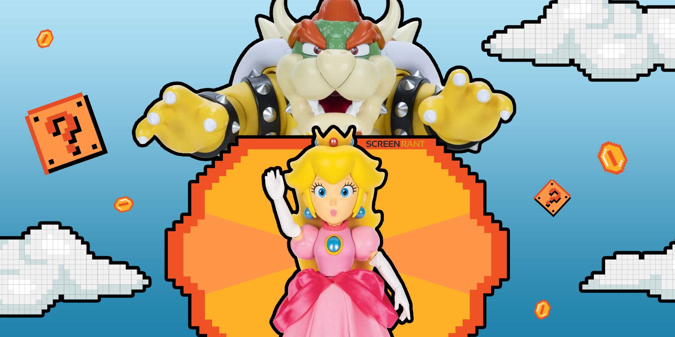 Prinses Peach En Bowser Jr Hot Game Mario Bros Plush Doll Cute Mario