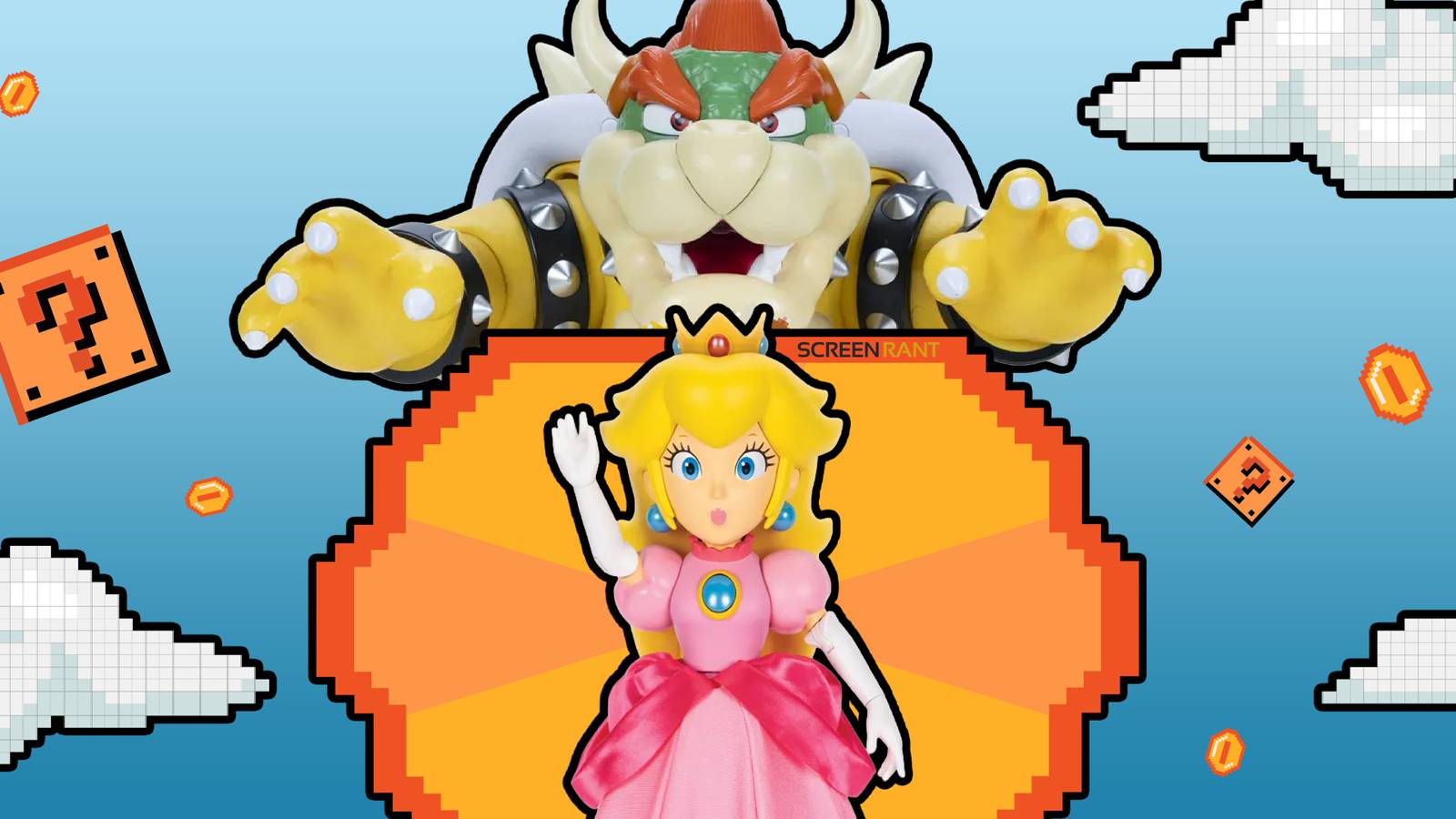 Princess Peach and Bowser Figures Capture the Magic of Super Mario at ...