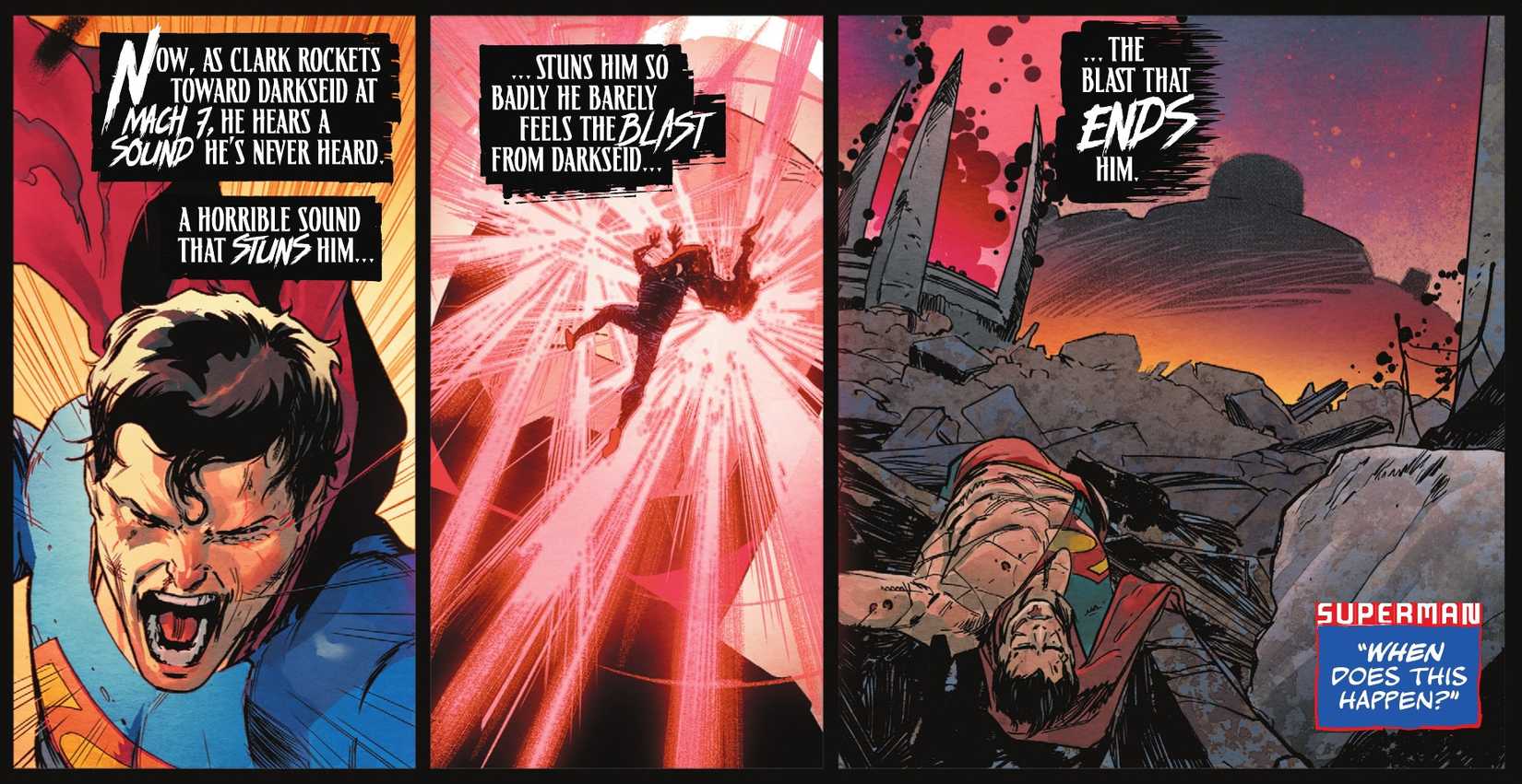 Darkseid Kills Superman, Batman, and Wonder Woman in DC K.O.
