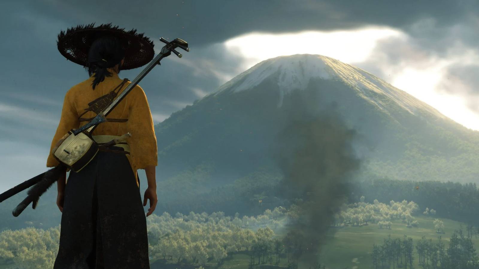 Ghost of Yotei Fan Climbs Real-Life Mount Yotei Before Game Launch