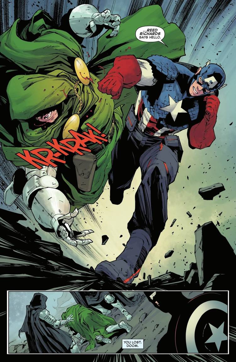 Captain America's Role In Doom Vs Reed Richards Revealed