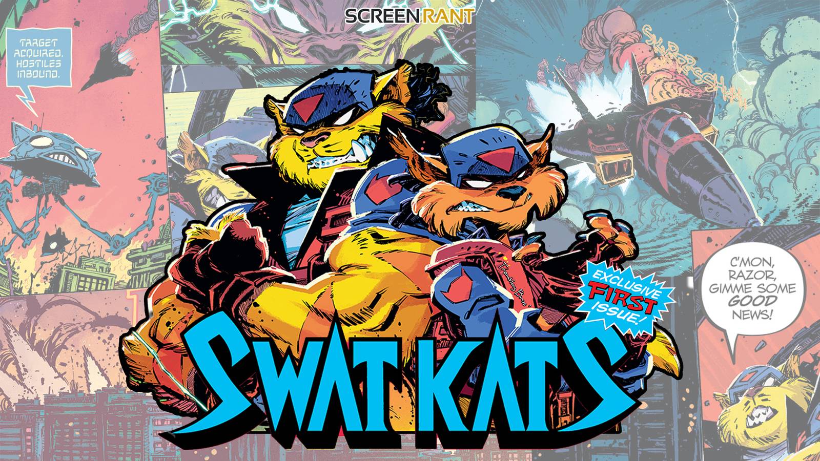 Swat Kats Comic Preview Pages Reveal Gritty New Look at MegaKat City ...