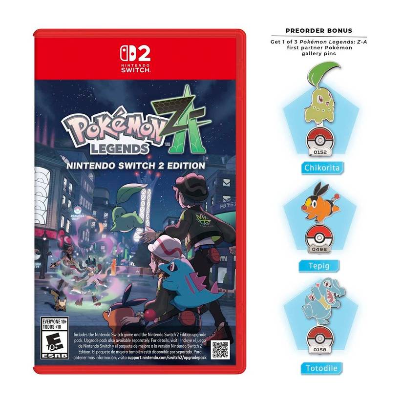 All Preorder Bonuses For Pokémon Legends: Z-A & How To Get Them