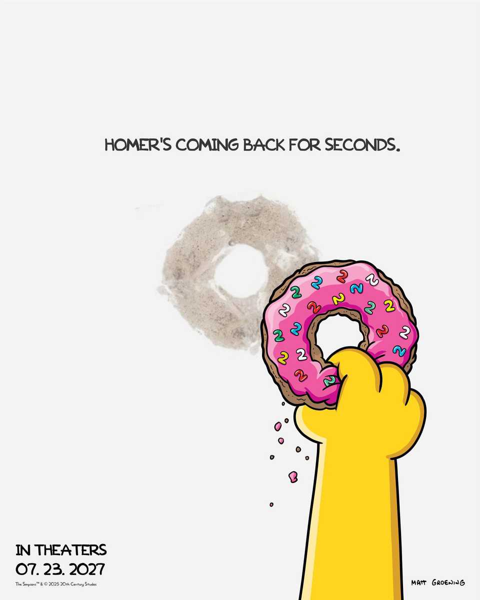 The Simpsons Movie 2 Release Date Moved to Labor Day Weekend 2027