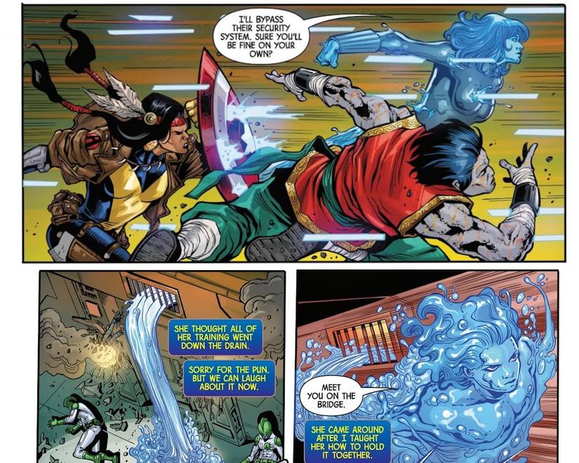 Avengers' Black Widow Unleashes New Hydrokinesis Powers