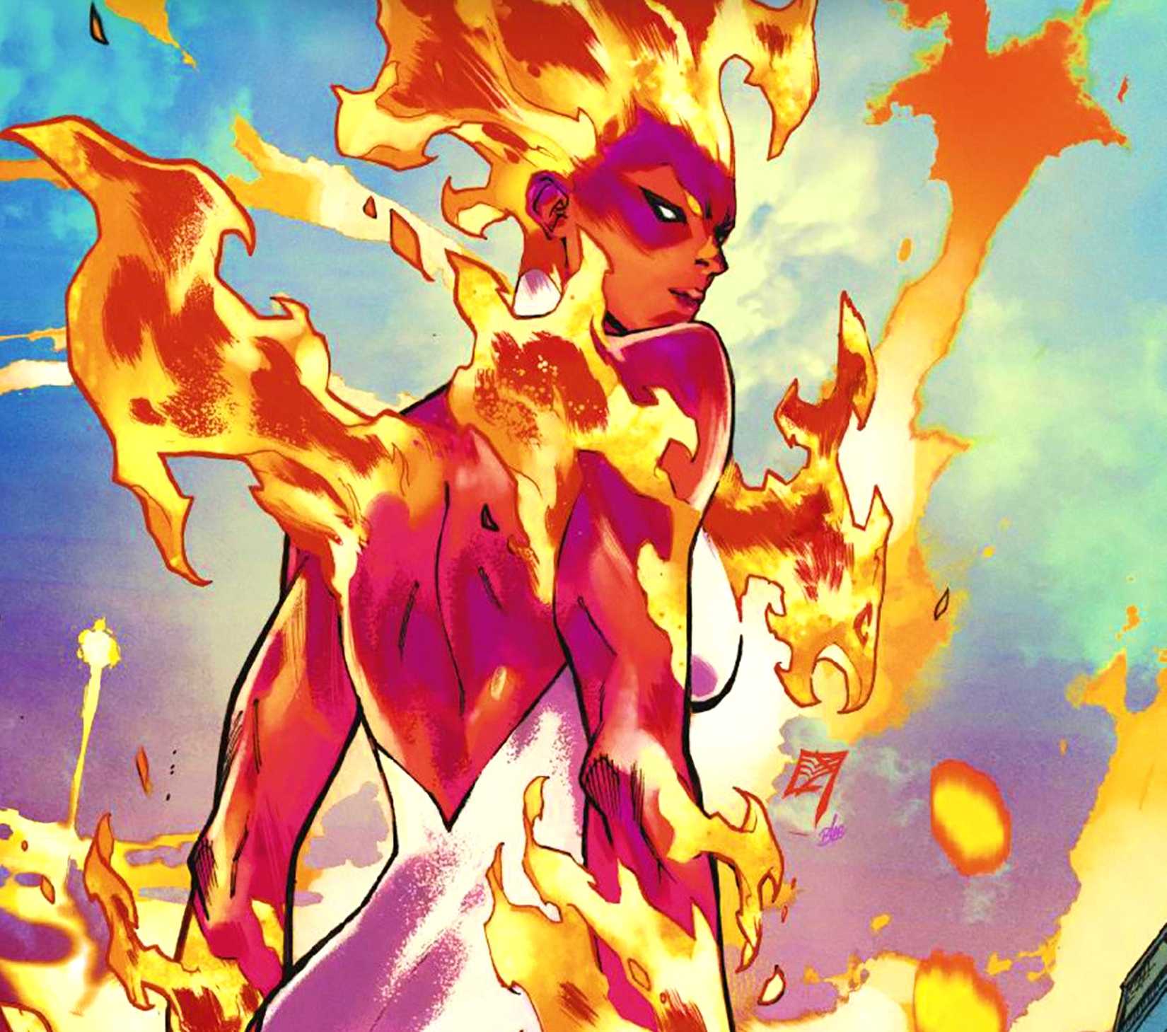 Captain Marvel Unleashes New Powers as Binary Phoenix