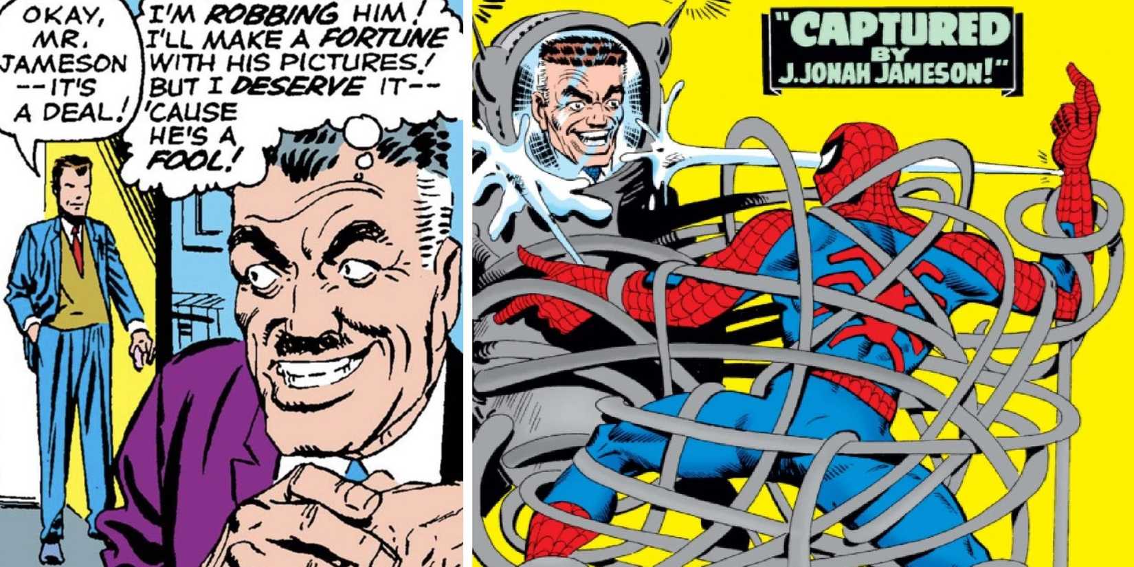 J. Jonah Jameson Claims Peter Parker Is His Son in Spider-Man Twist