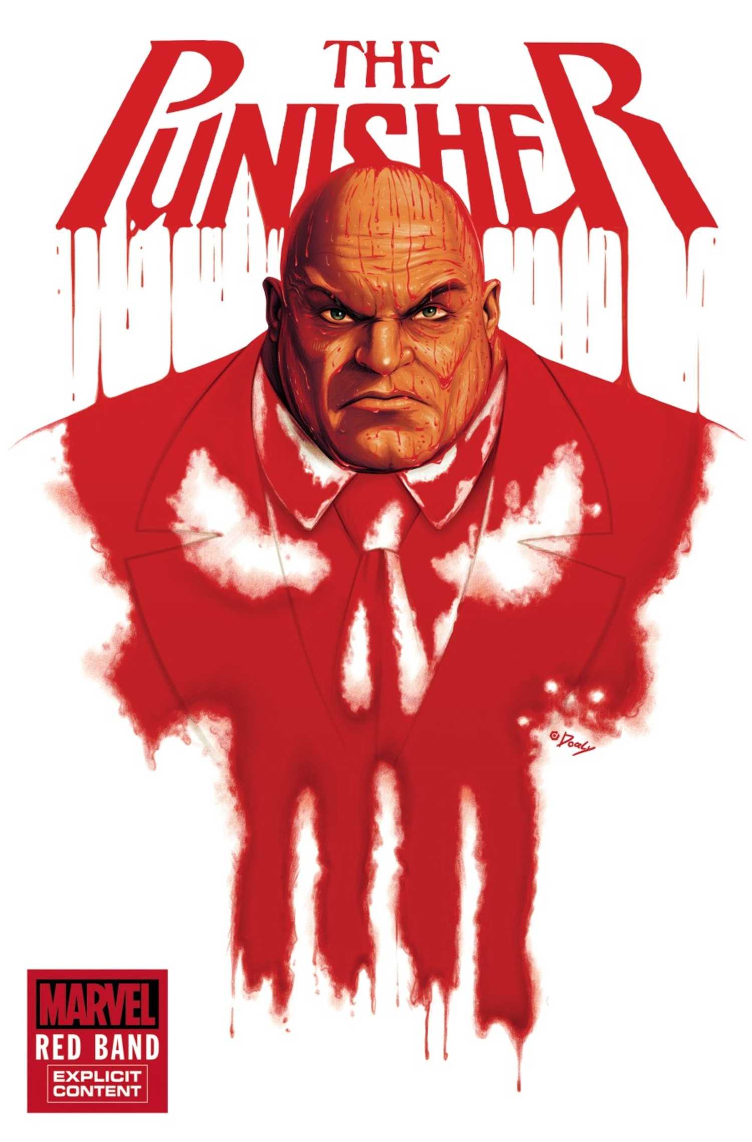 Punisher's Skull Logo Gets Grisly Redesign as Kingpin Steals His Symbol