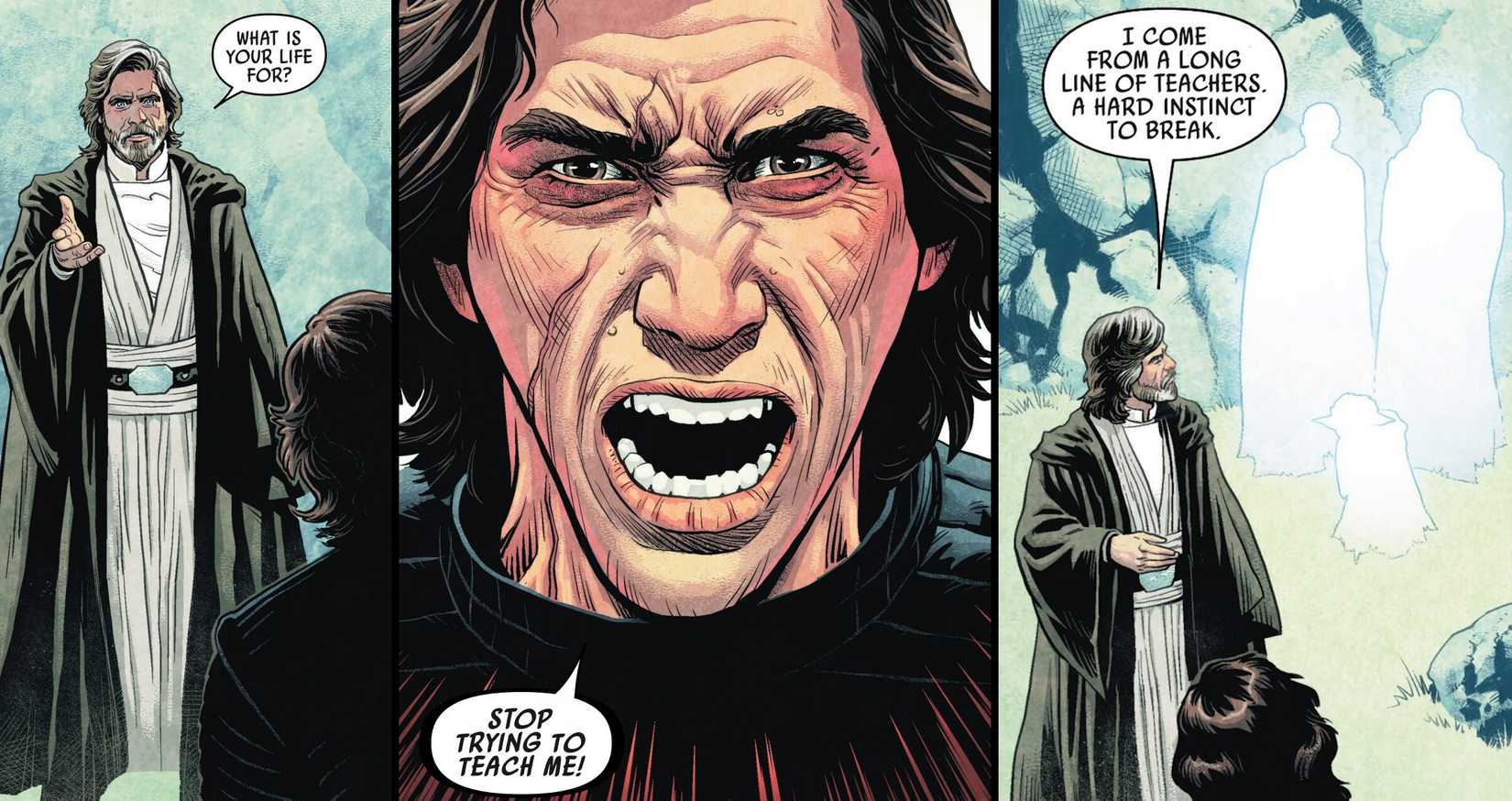 Star Wars Finally Reunites Luke, Obi-Wan, Qui-Gon, and Ben Solo