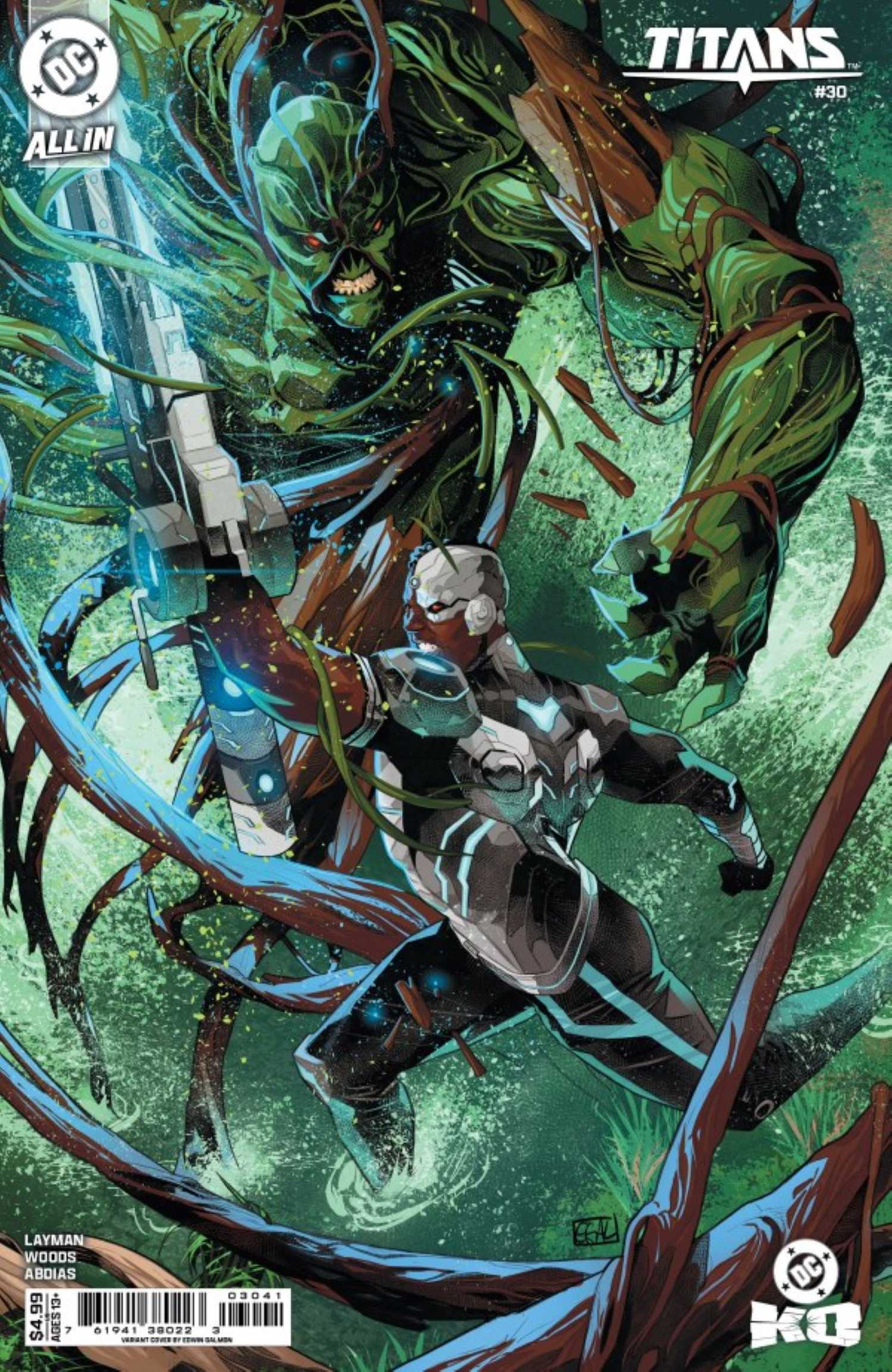 DC Reveals Badass Swamp Thing x Cyborg Fusion in New Hero Mash-Up