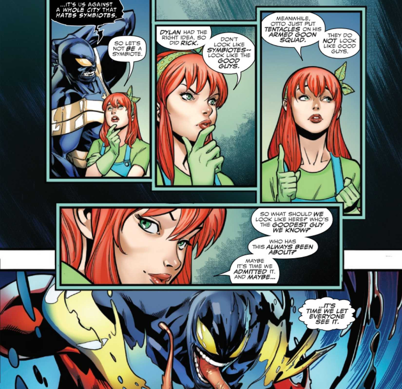 Venom Debuts New Color Scheme Inspired by Spider-Man