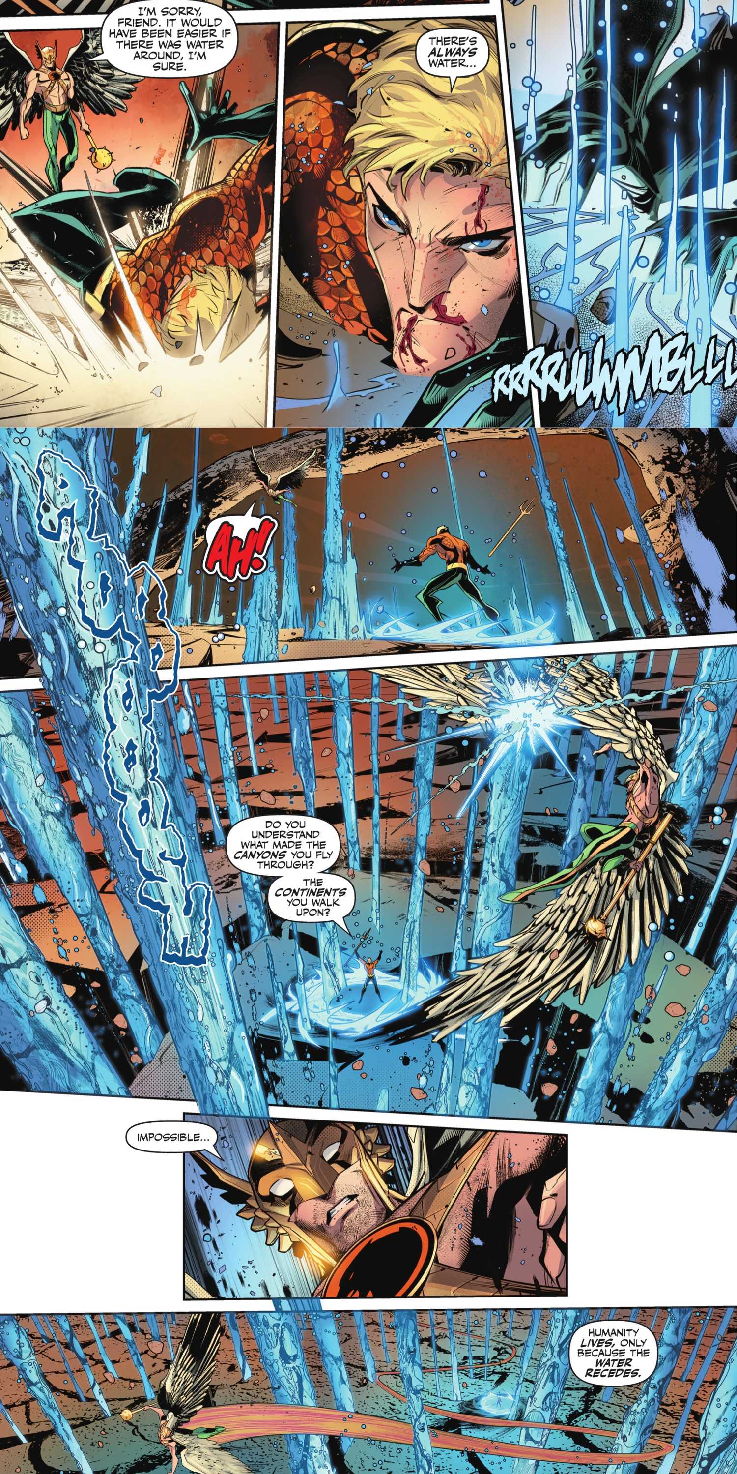 Aquaman Proves His Power in Epic Showdown Against Hawkman