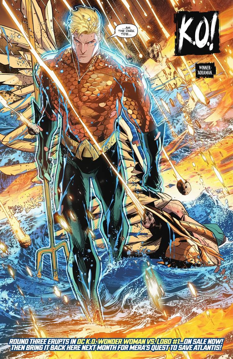 Aquaman Proves He's The Most Powerful DC Hero By Killing Hawkman