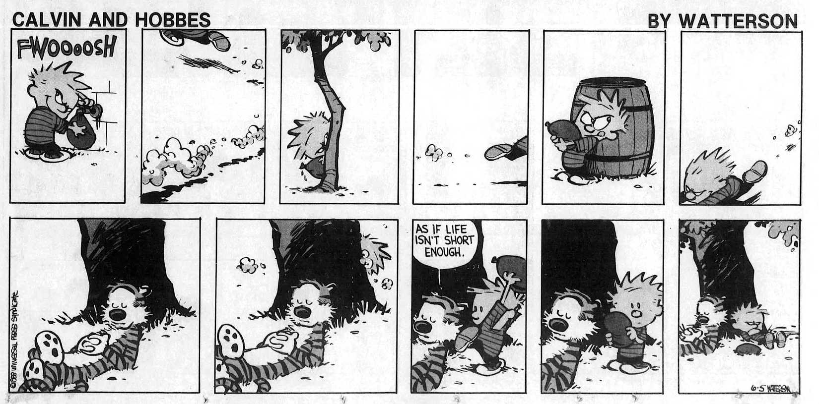 Calvin & Hobbes Infamous Urinating Decal, Explained