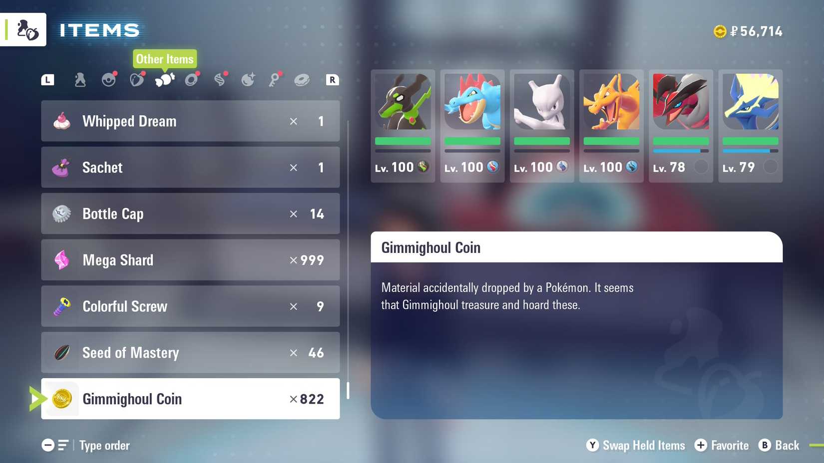 How To Get & Evolve Gimmighoul In Pokémon Legends: Z-A