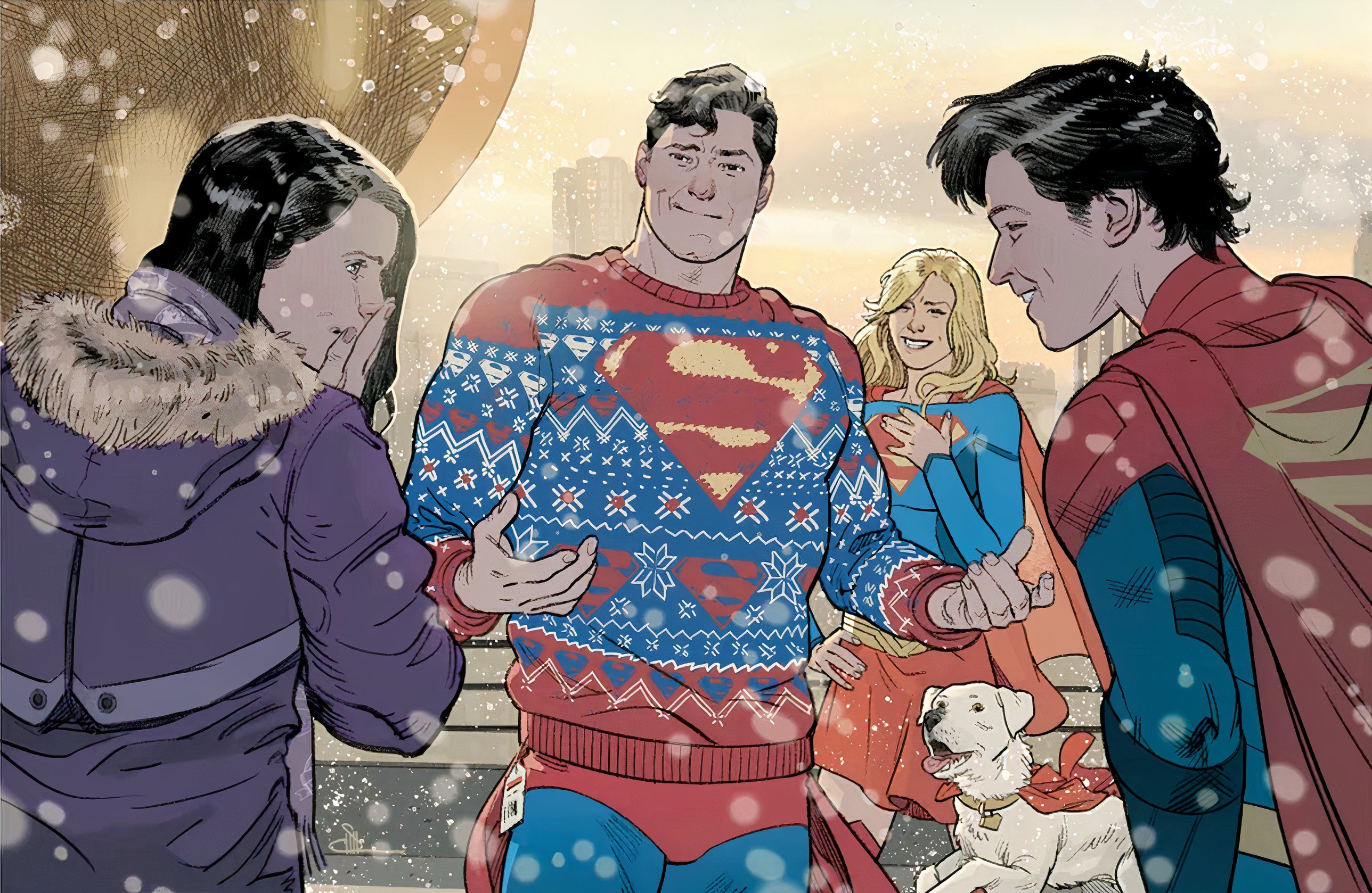 Henry Cavill Wears Christopher Reeve's Superman Costume In Zack Snyder ...