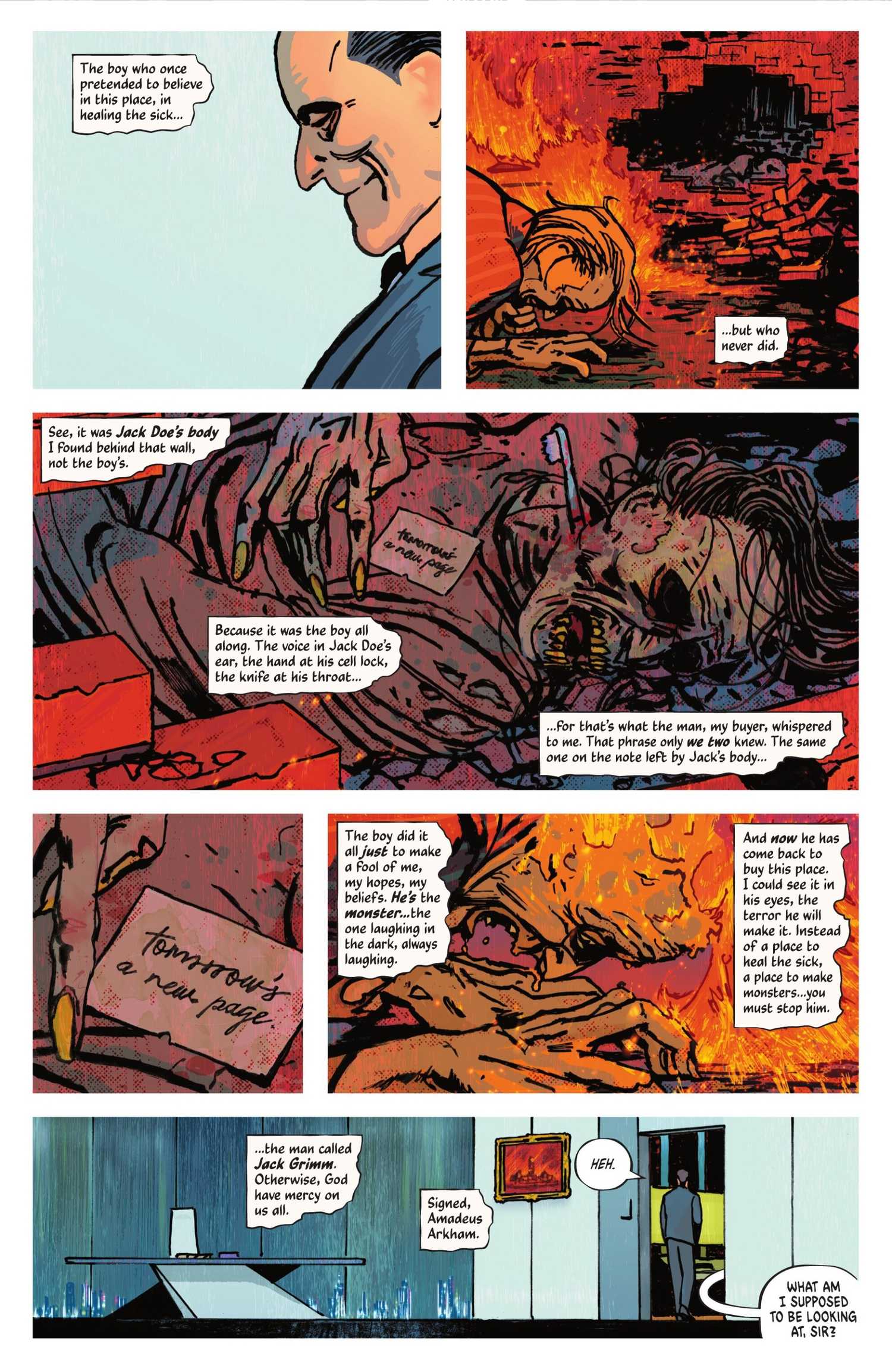 Absolute Joker Revealed as Jack the Ripper in DC's Ark M Special #1