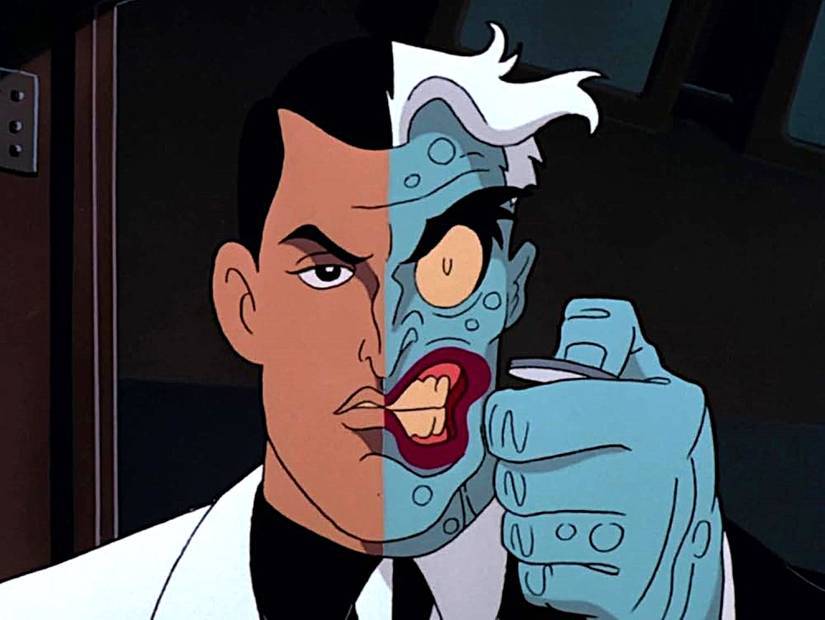 Two-Face's Batman: The Animated Series Look Just Became Comic Canon