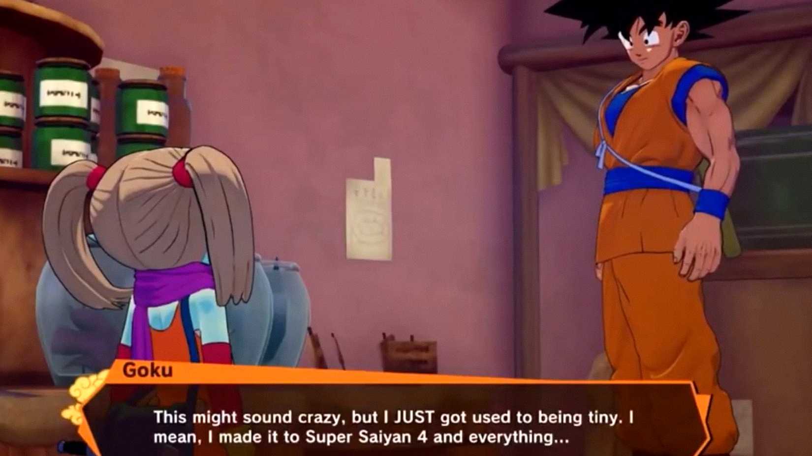 Dragon Ball Z: Kakarot Confirms Goku's Super Saiyan 4 Limitation